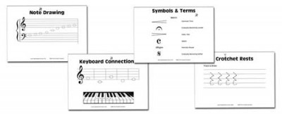Elementary Music Worksheets for young children | The Fun Music Company