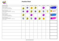 Music Practice Charts | The Fun Music Company