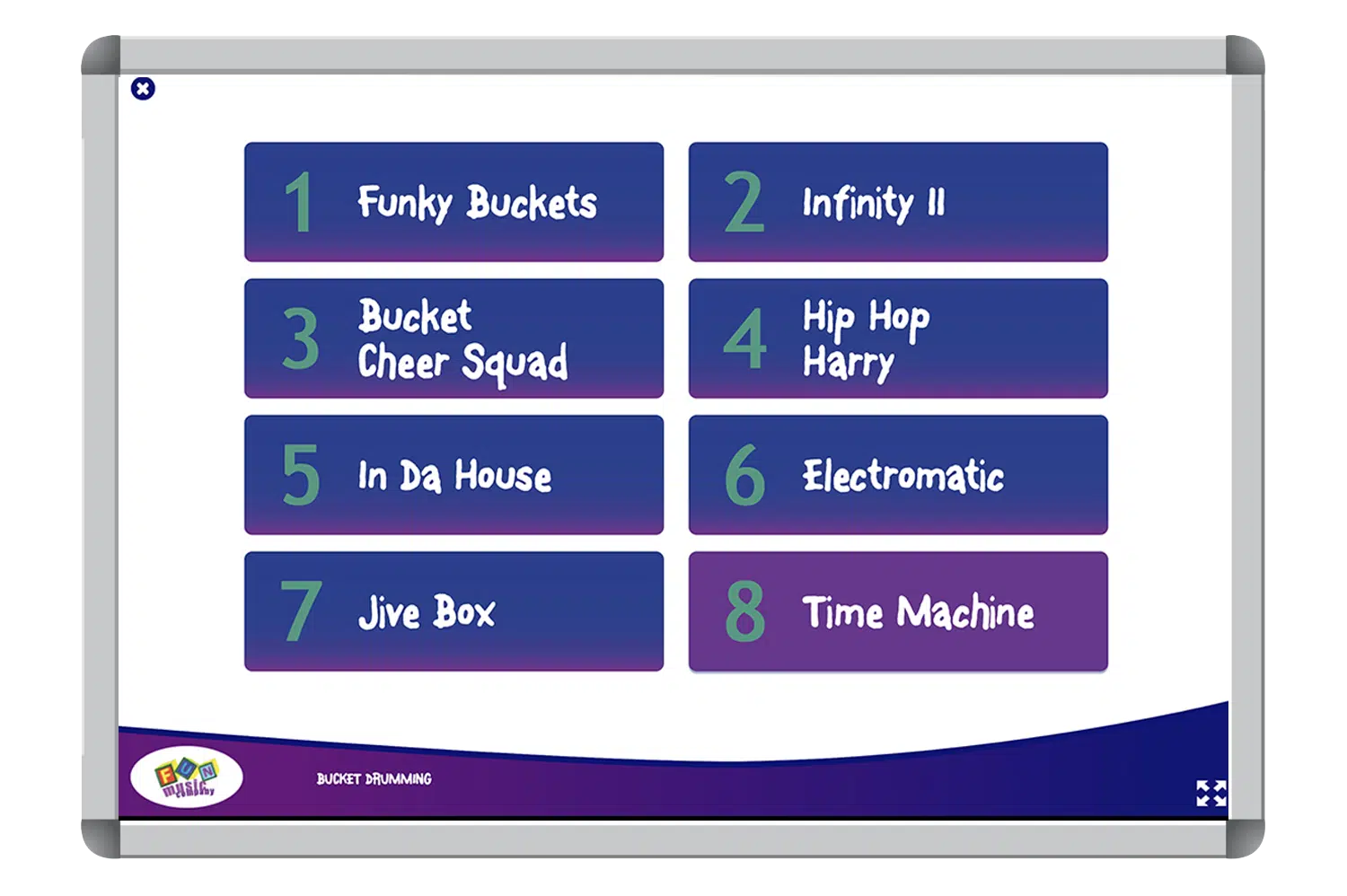 Bucket Drumming Program for teaching Bucket Drumming